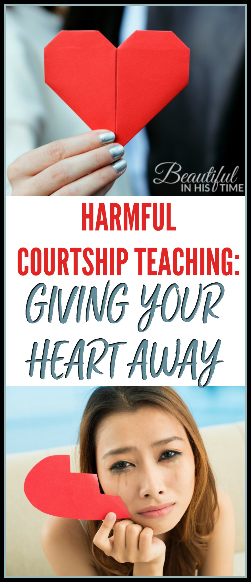 Harmful Courtship Teachings: the Myth of the Construction Paper Heart ...