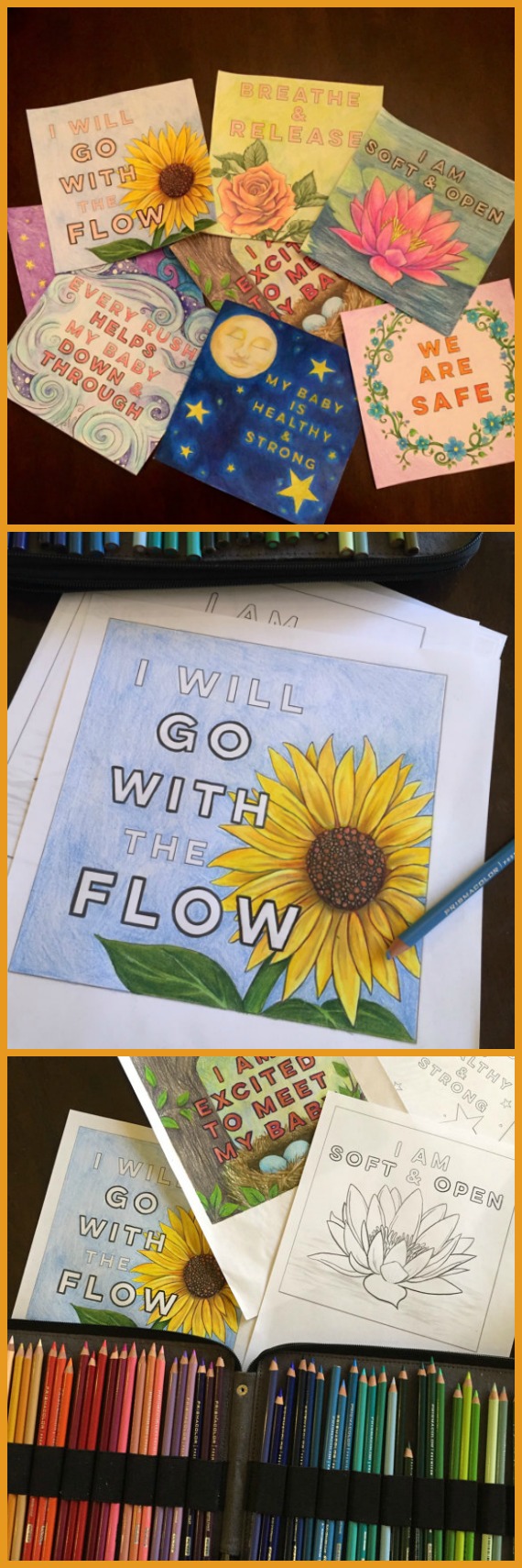 Pregnancy Art Therapy Project: Affirmations Coloring Pages - Beautiful ...