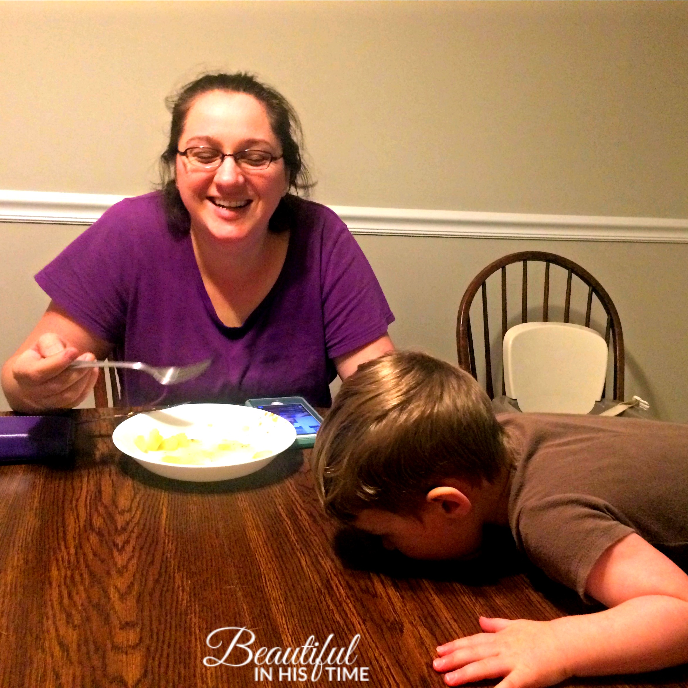 Messy Motherhood (through the eyes of another) - Beautiful in His Time