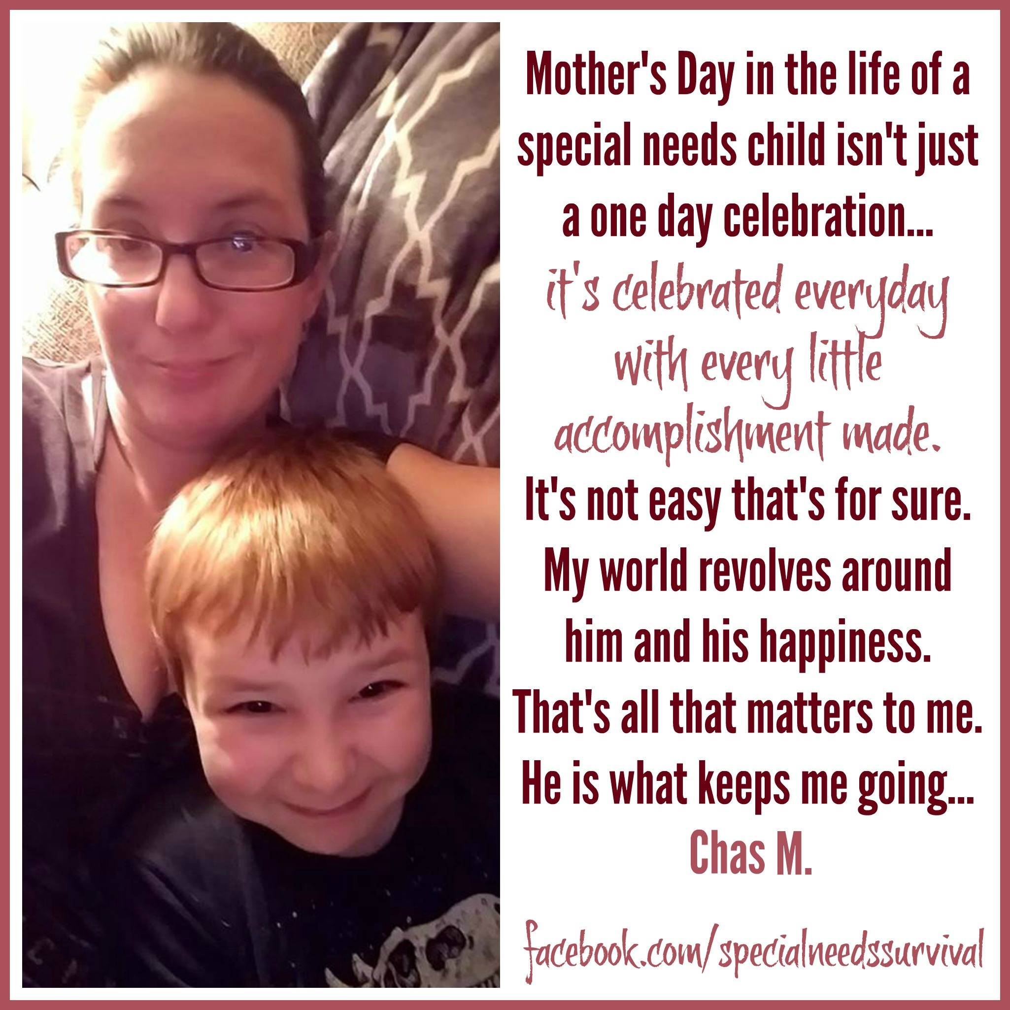 Special Needs Moms Share Their Thoughts About Mother's Day - Beautiful ...